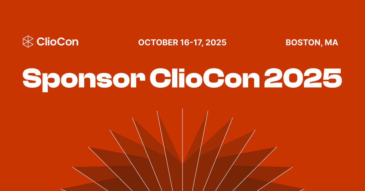 Sponsor ClioCon 2025 - ClioCon