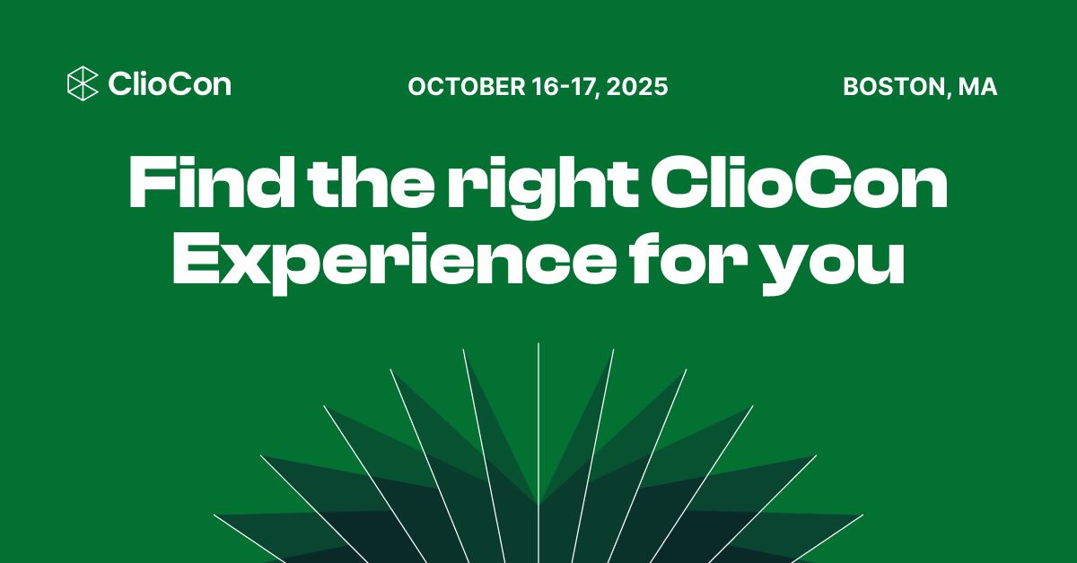 Virtual Experience - ClioCon